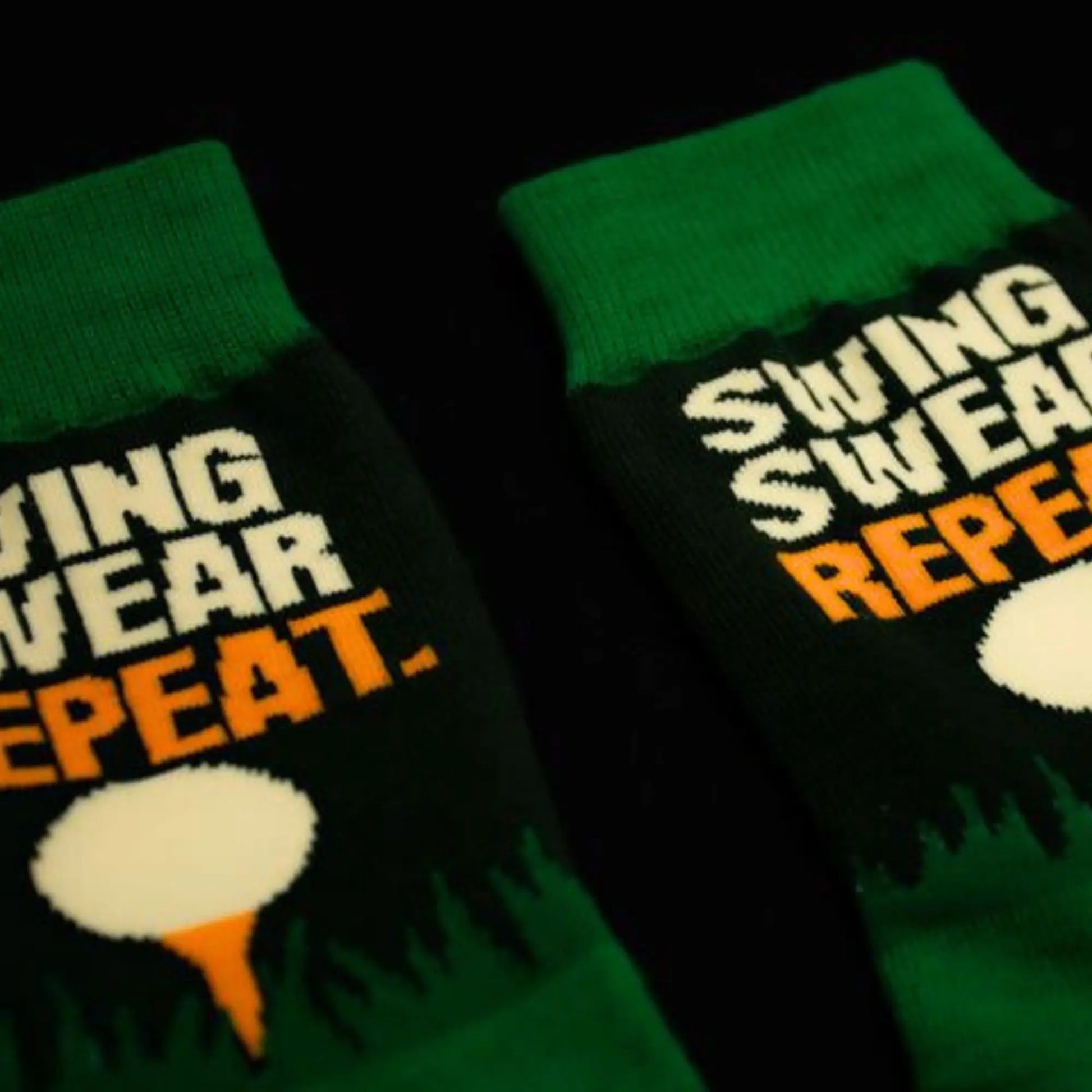 Funny Golf Socks | Swing Swear Repeat | Gift for Golfers – Golf Gifts ...